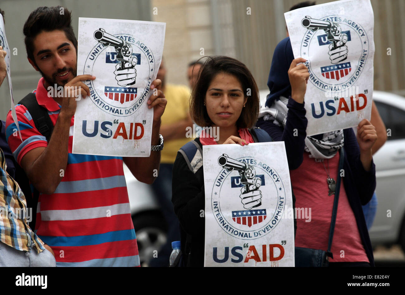 Nablus, West Bank, Palestinian Territory. 29th Sep, 2014. Palestinian ...