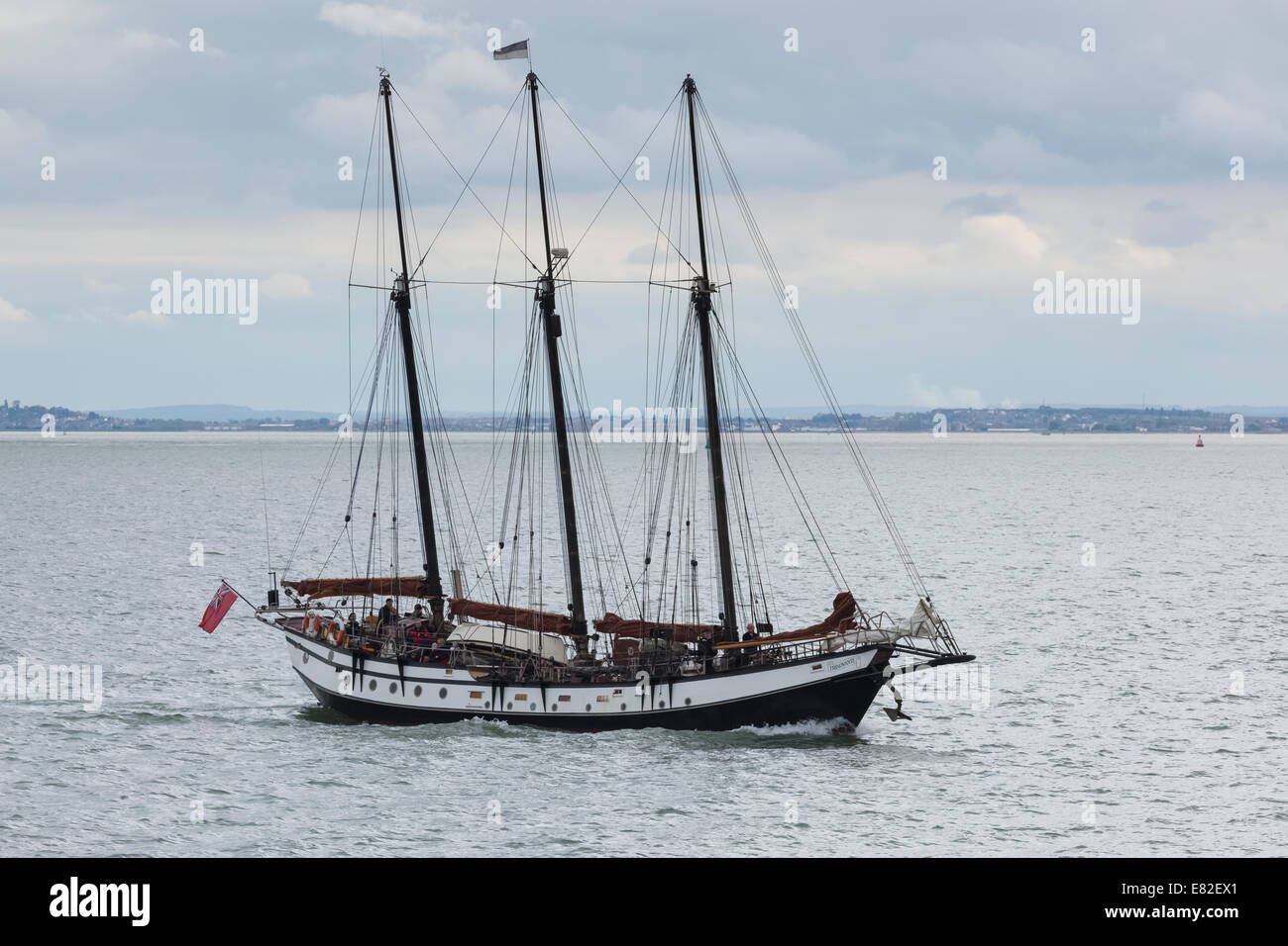 Sailing Ship Passing Southend Pier Stock Photo - Alamy