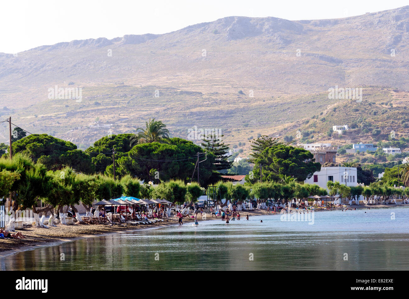 Alinda Beach, Leros Stock Photo - Alamy