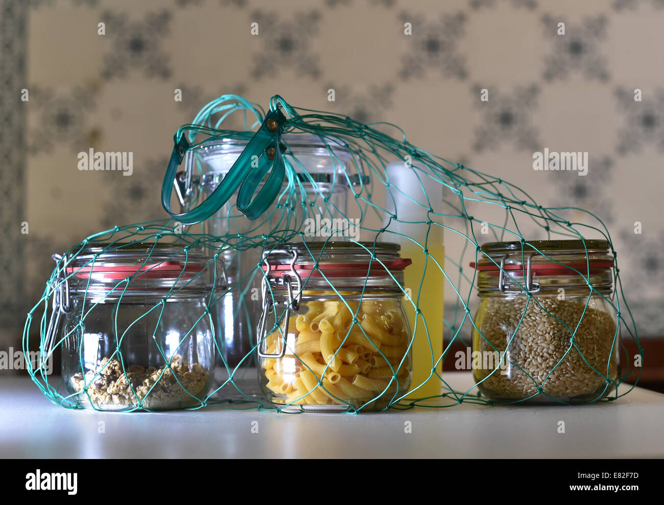 Berlin, Germany. 19th Sep, 2014. ILLUSTRATION - Small glass containers ...