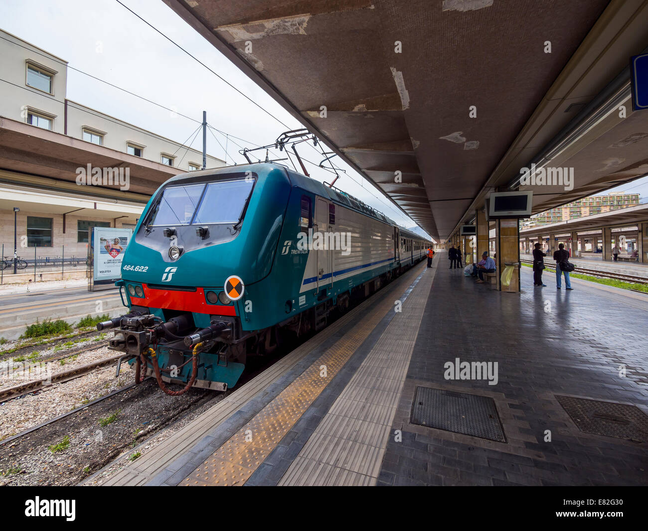 Italy, Sicily, Palermo, Station and train Stock Photo - Alamy