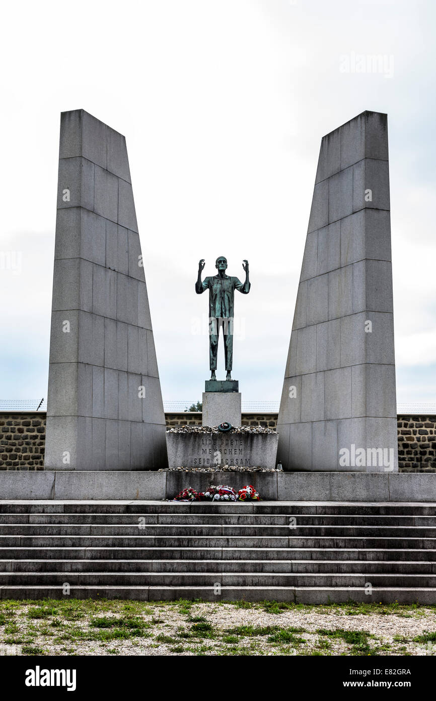 Austria, Mauthausen concentration camp, Czech memorial Stock Photo - Alamy