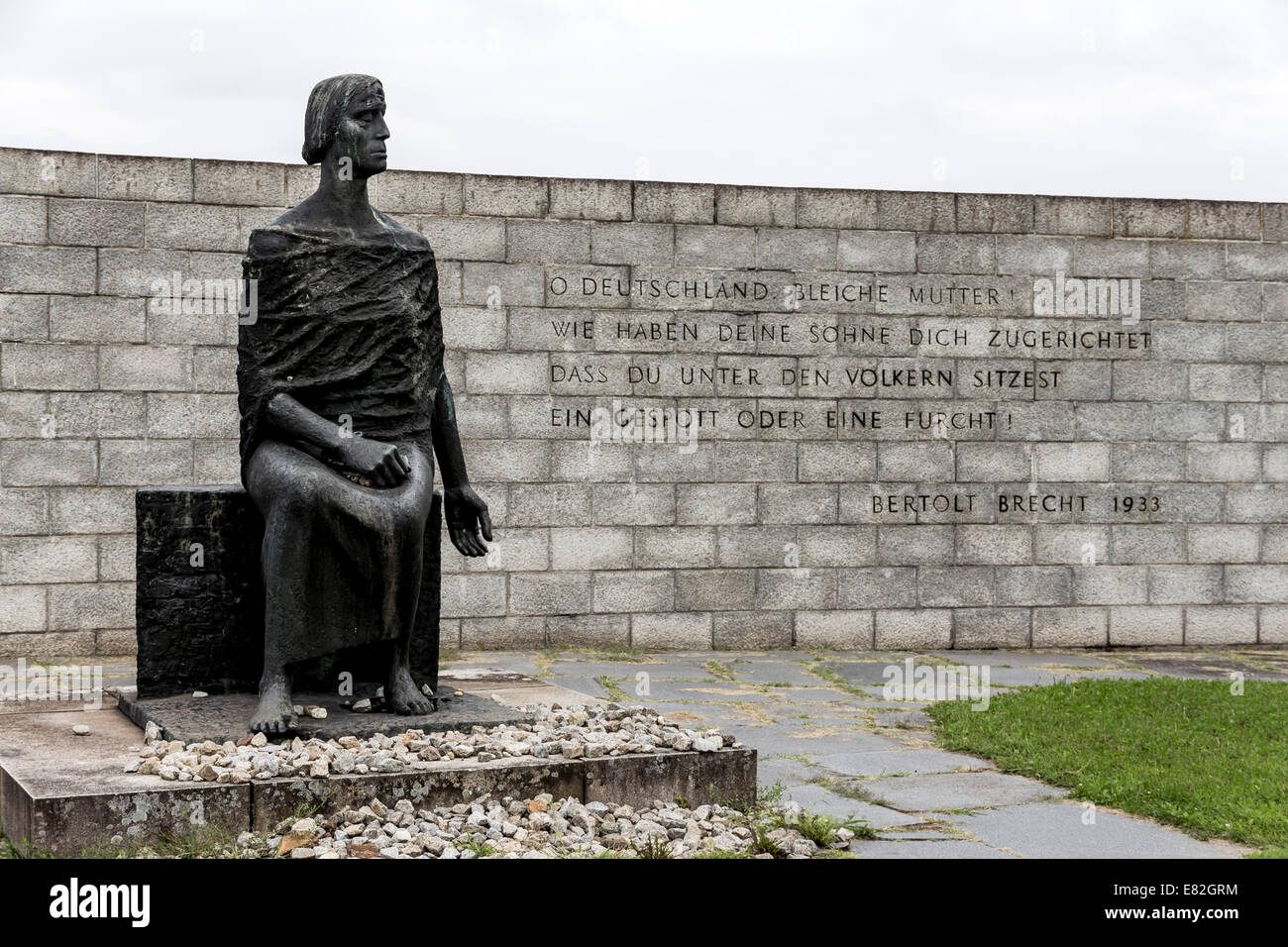 Austria, Mauthausen concentration camp, GDR memorial Stock Photo - Alamy
