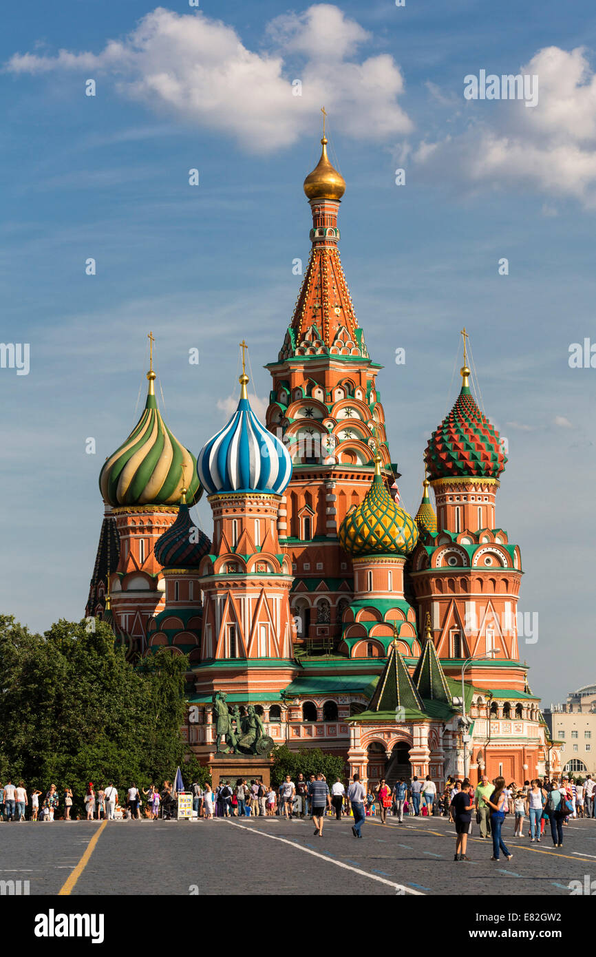 Russia moscow saint basils hi-res stock photography and images - Alamy