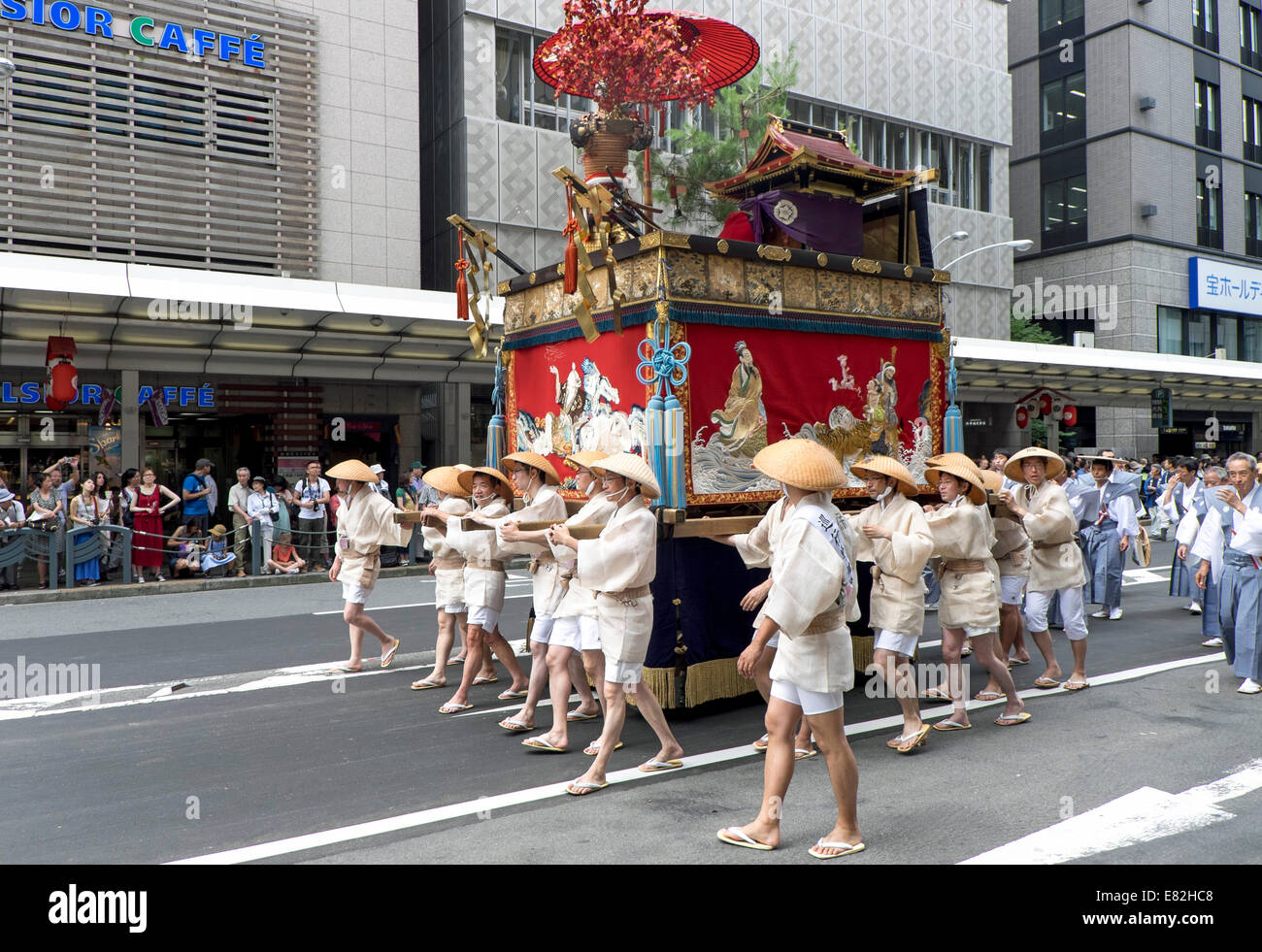 Japan, Kyoto, Gion Matsuri Festival, Yama parade float Stock Photo - Alamy