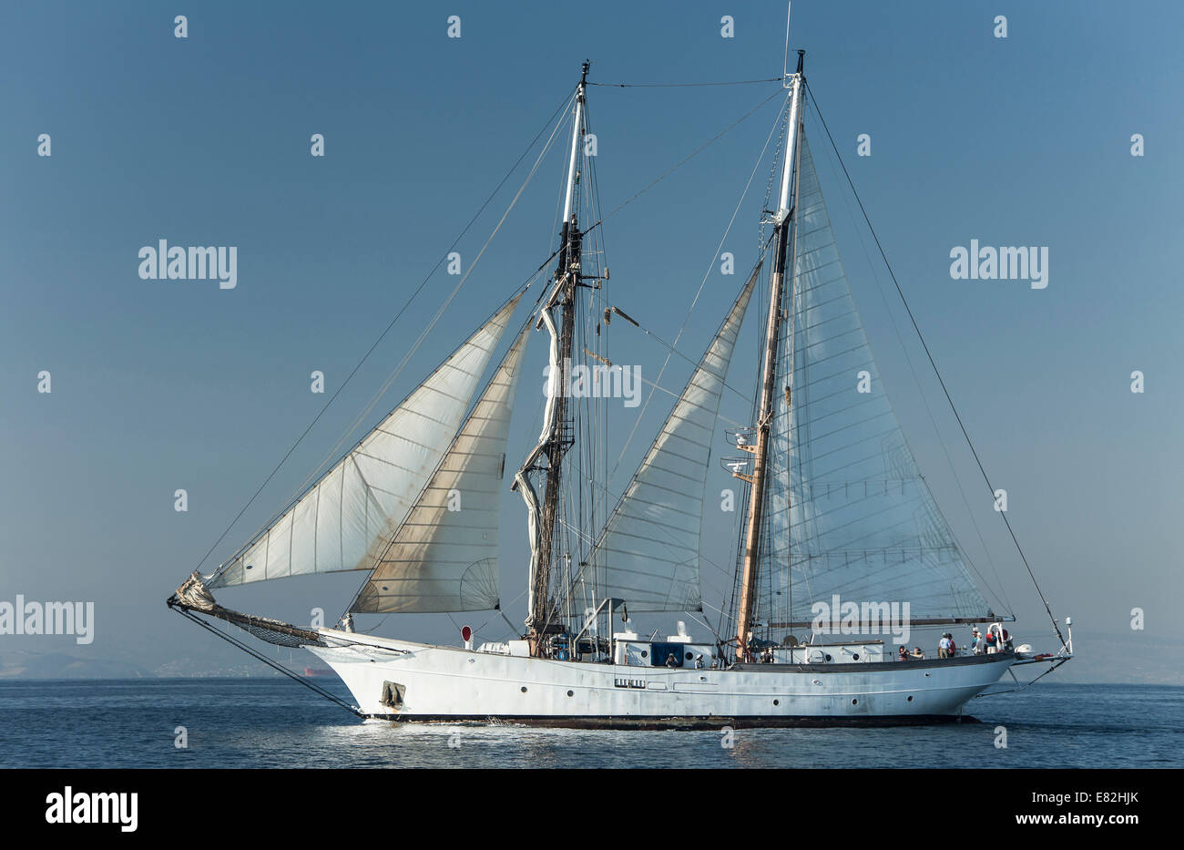 Spain, Andalusia, Tarifa, Sailing ship Stock Photo - Alamy