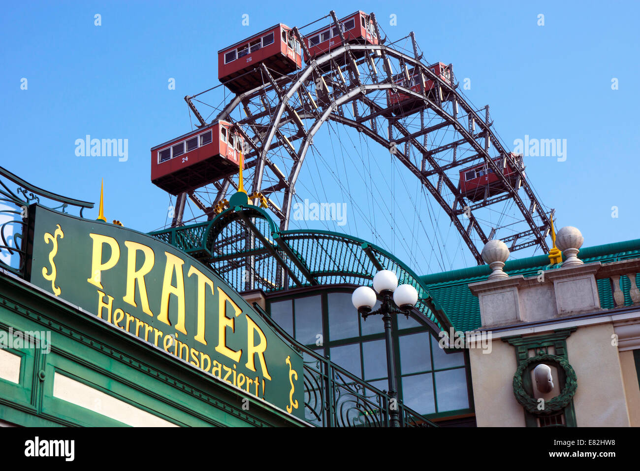 Austria, Vienna, Prater, Viennese giant wheel Stock Photo - Alamy