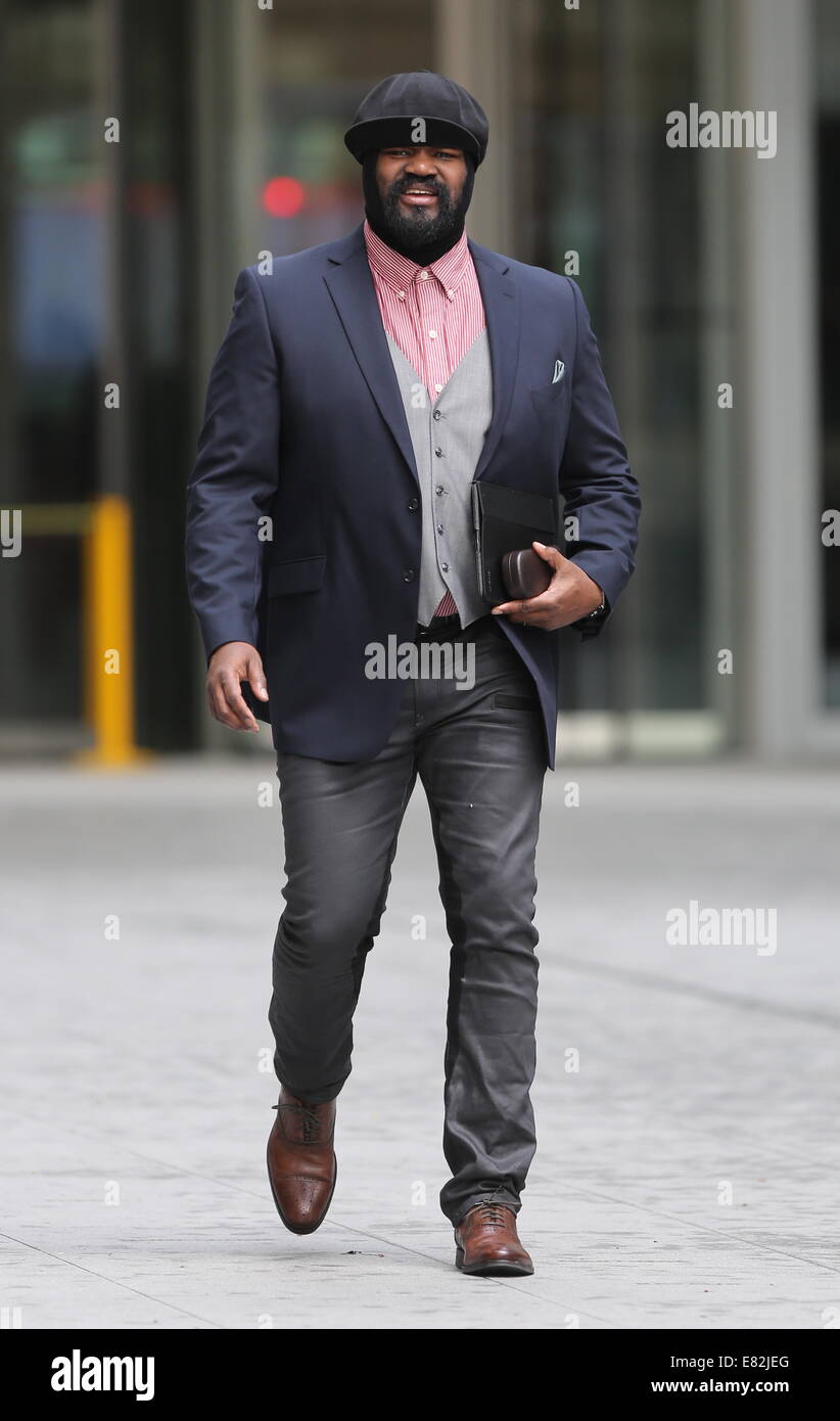 Singer Gregory Porter seen leaving BBC House after appearing on The ...