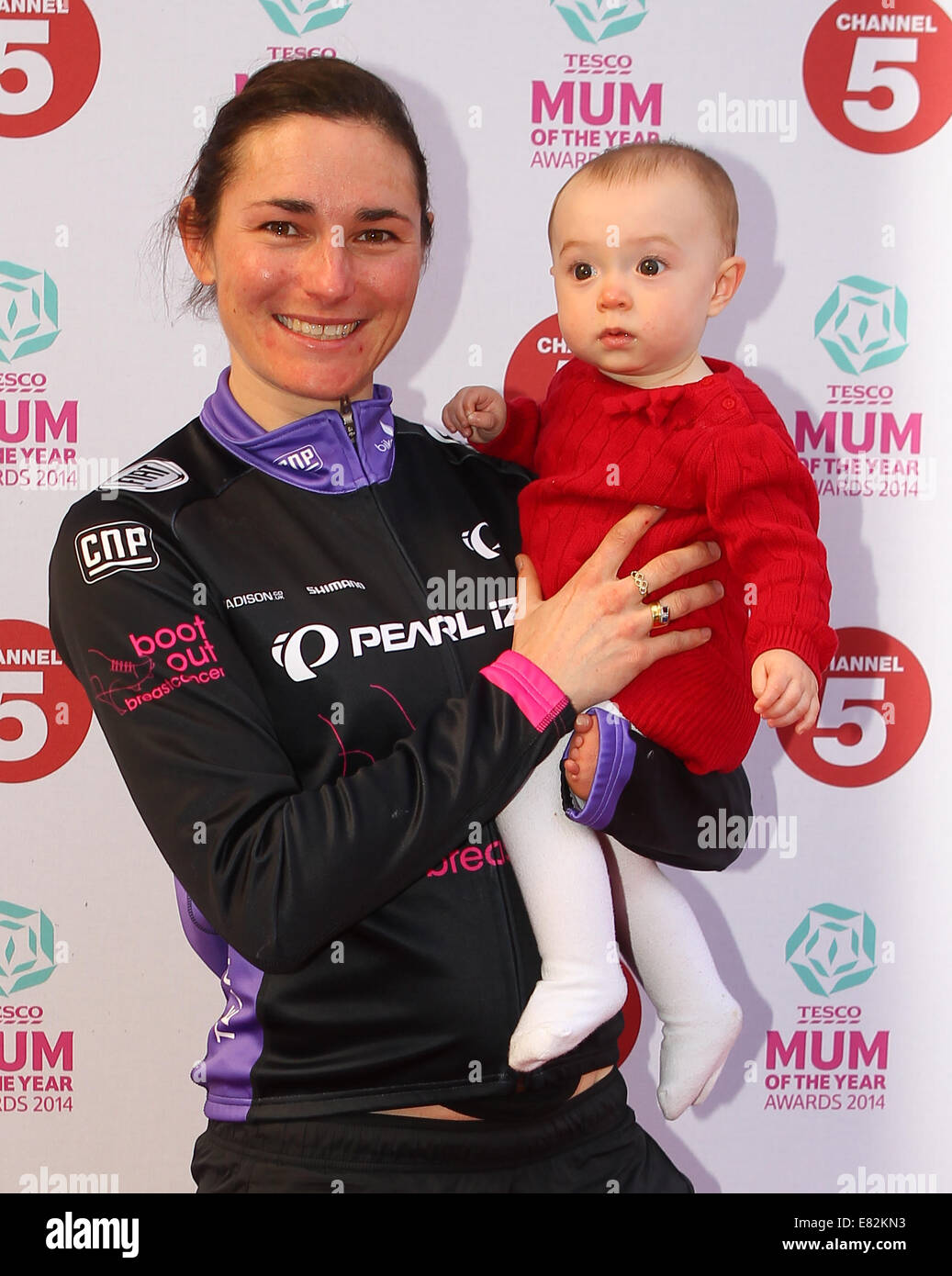 Tesco Mum of the Year Award, red carpet arrivals at The Savoy in London ...
