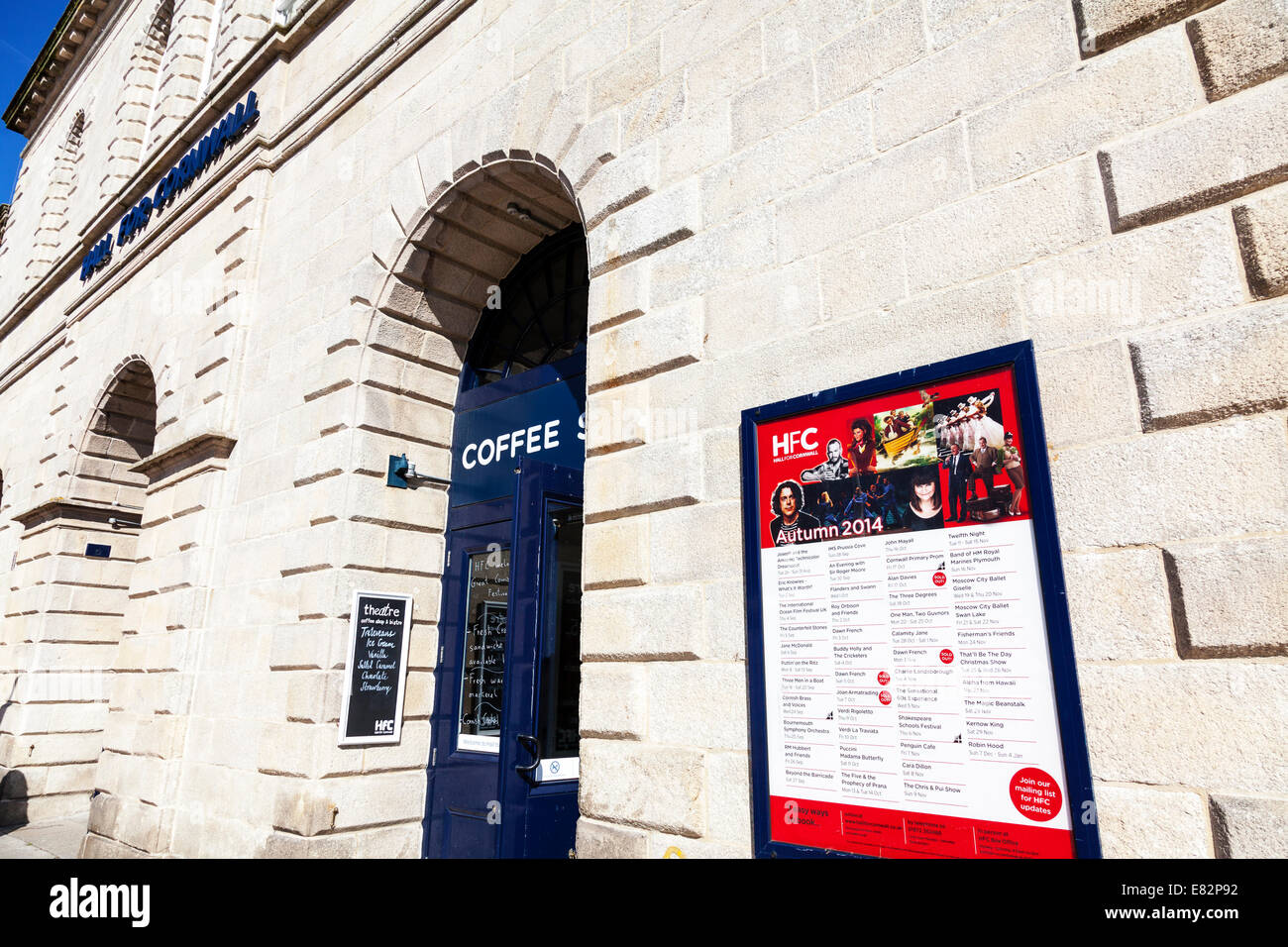 Hall for Cornwall concert venue Truro building facade exterior Cornish ...