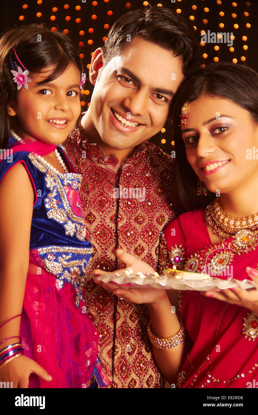 indian diwali Festival diya Worship Stock Photo - Alamy