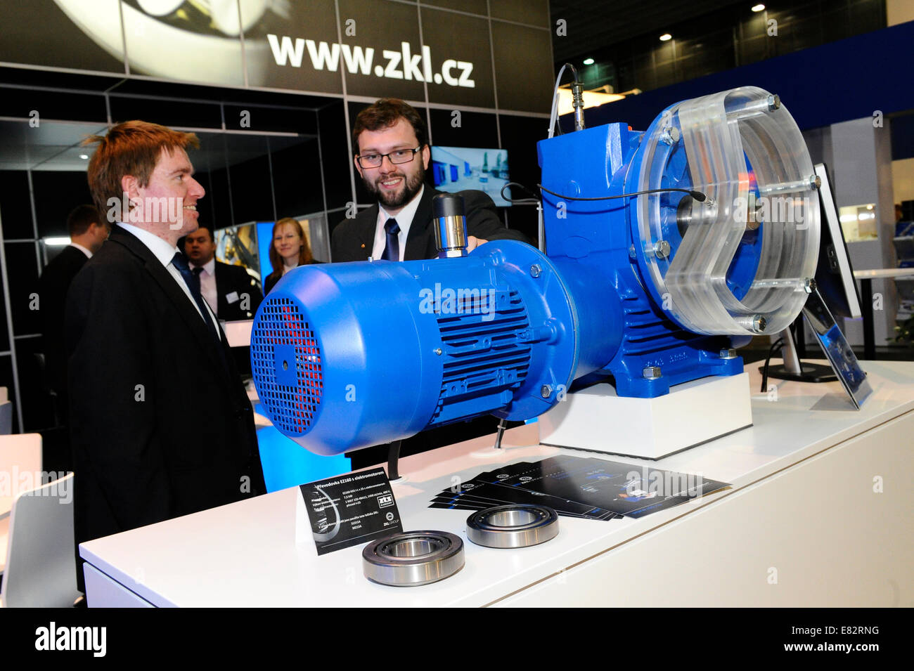 Brno, Czech Republic. 29th September, 2014. The International Engineering Fair (MSV) in Brno ...
