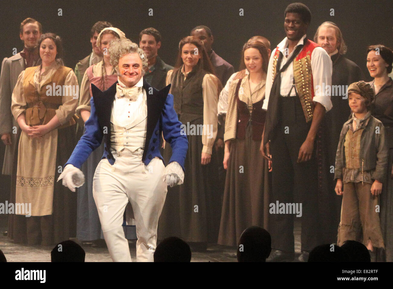 Opening night of Broadway's Les Miserables at the Imperial Theatre ...
