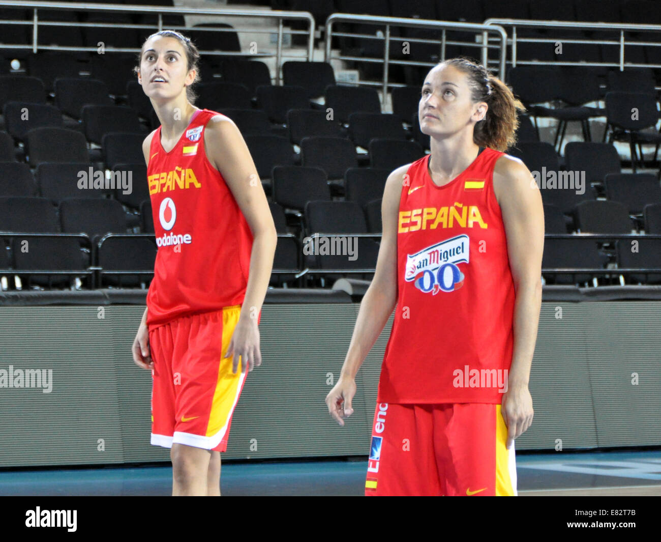 Ankara, Turkey. 29th September, 2014. Spanish players Alba Torrens ...