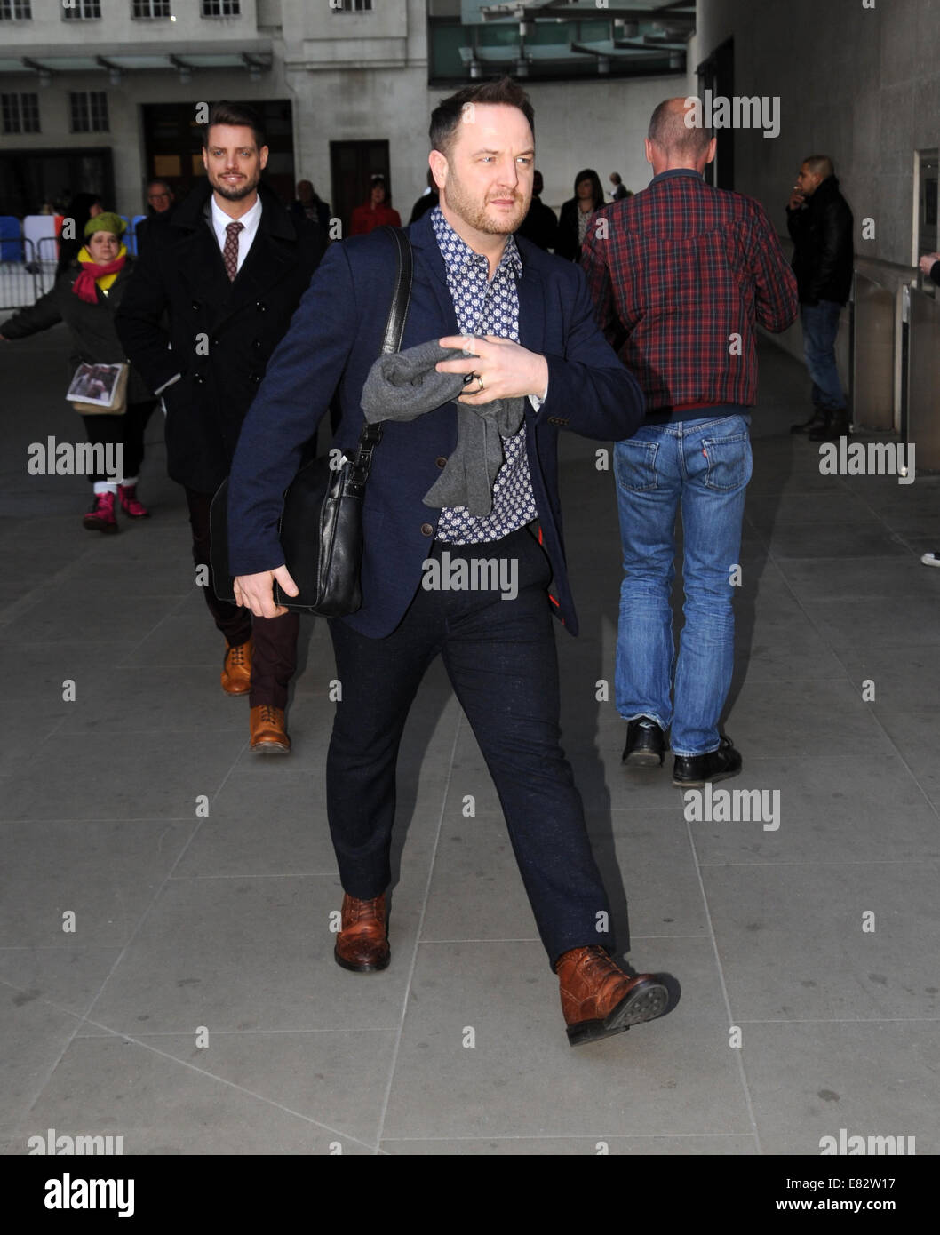 Mikey Graham of Boyzone pictured at the BBC Featuring: Mikey Graham ...
