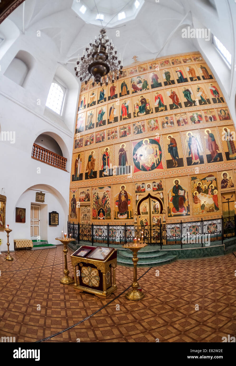 Interior of the Temple of the Trinity. Church was founded in 1744 Stock ...