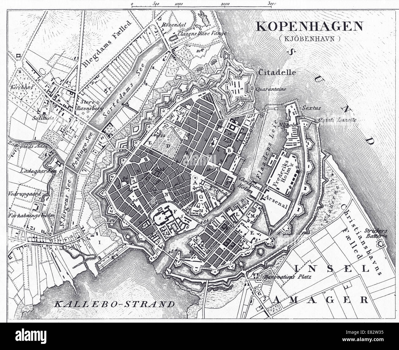Map Of Denmark In 1800 S