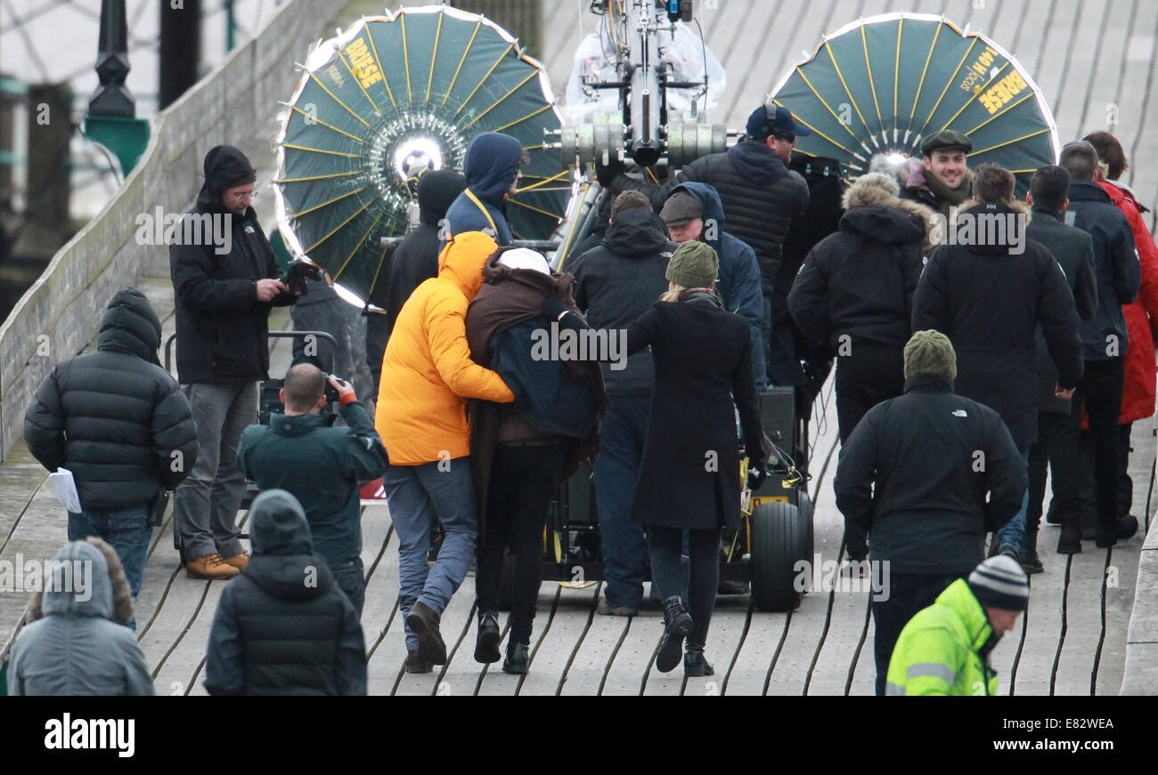 1 Direction shoot a music video on Clevedon pier Featuring: Harry ...