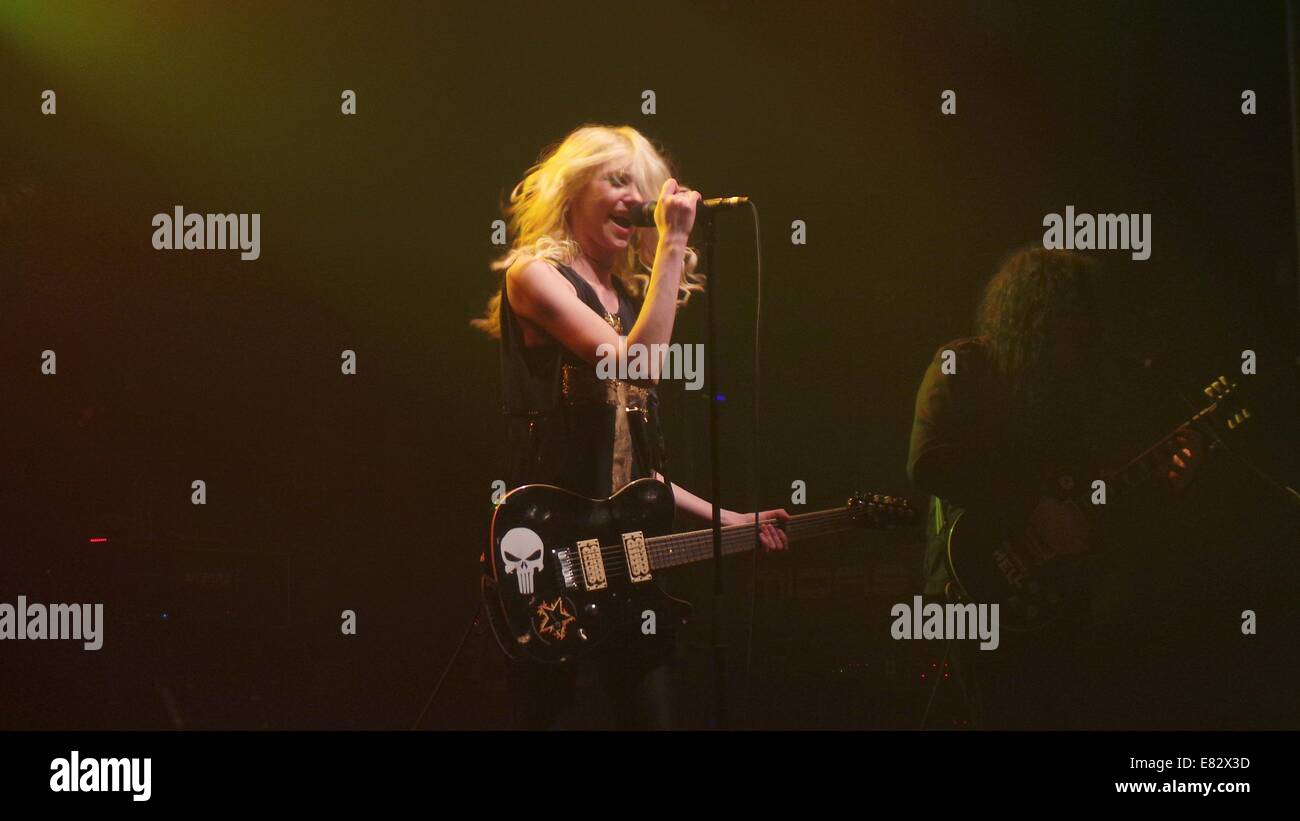 Taylor Momsen performs with her band The Pretty Reckless Featuring ...