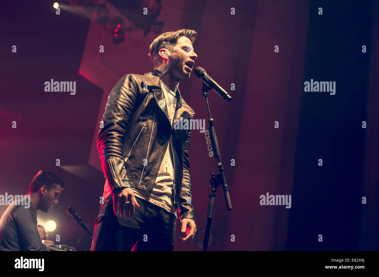 Foster The People performing live on stage at the Troxy Featuring: Mark ...