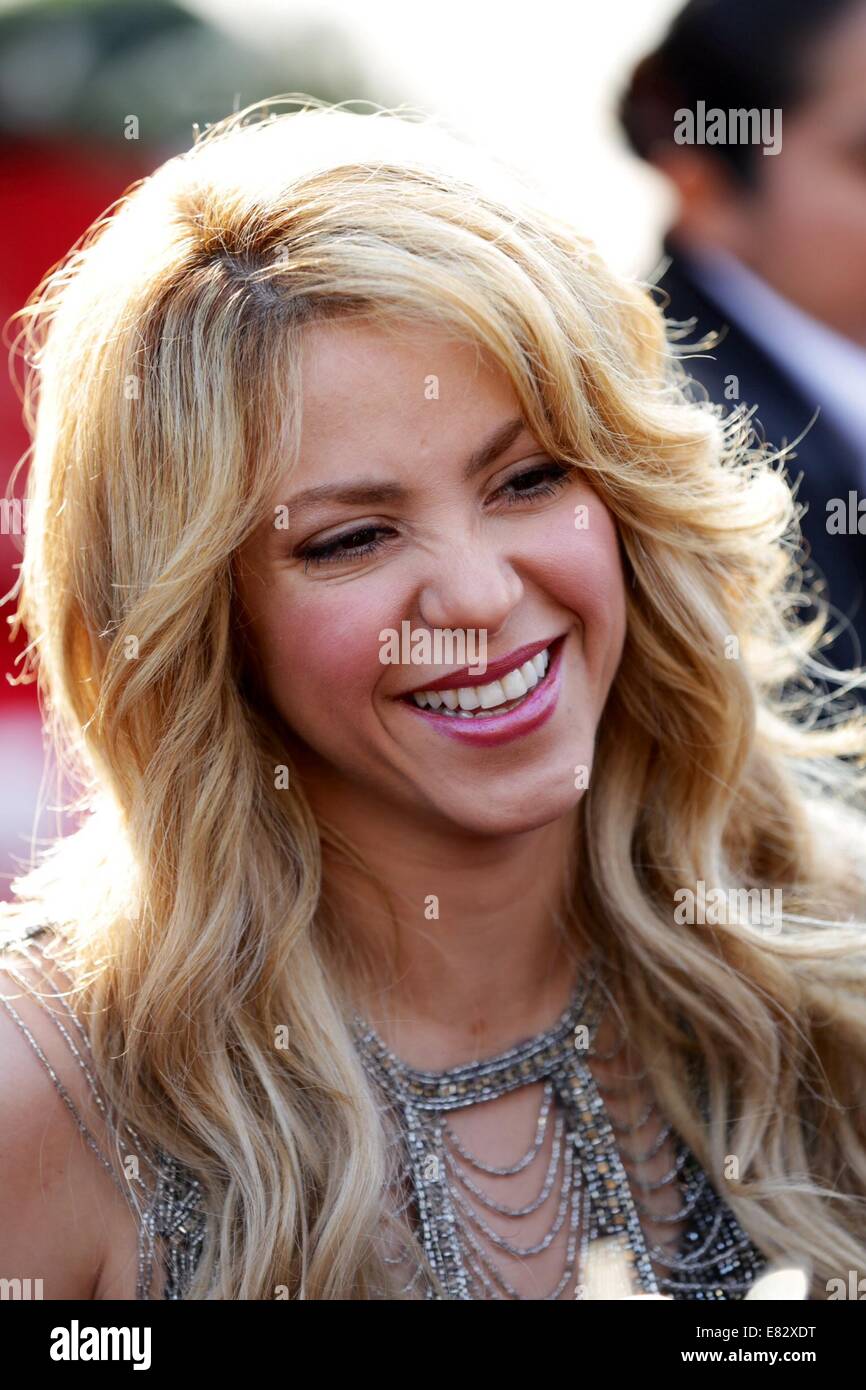 Recording artist Shakira attends Target presention of the iHeartRadio album release party hosted ...