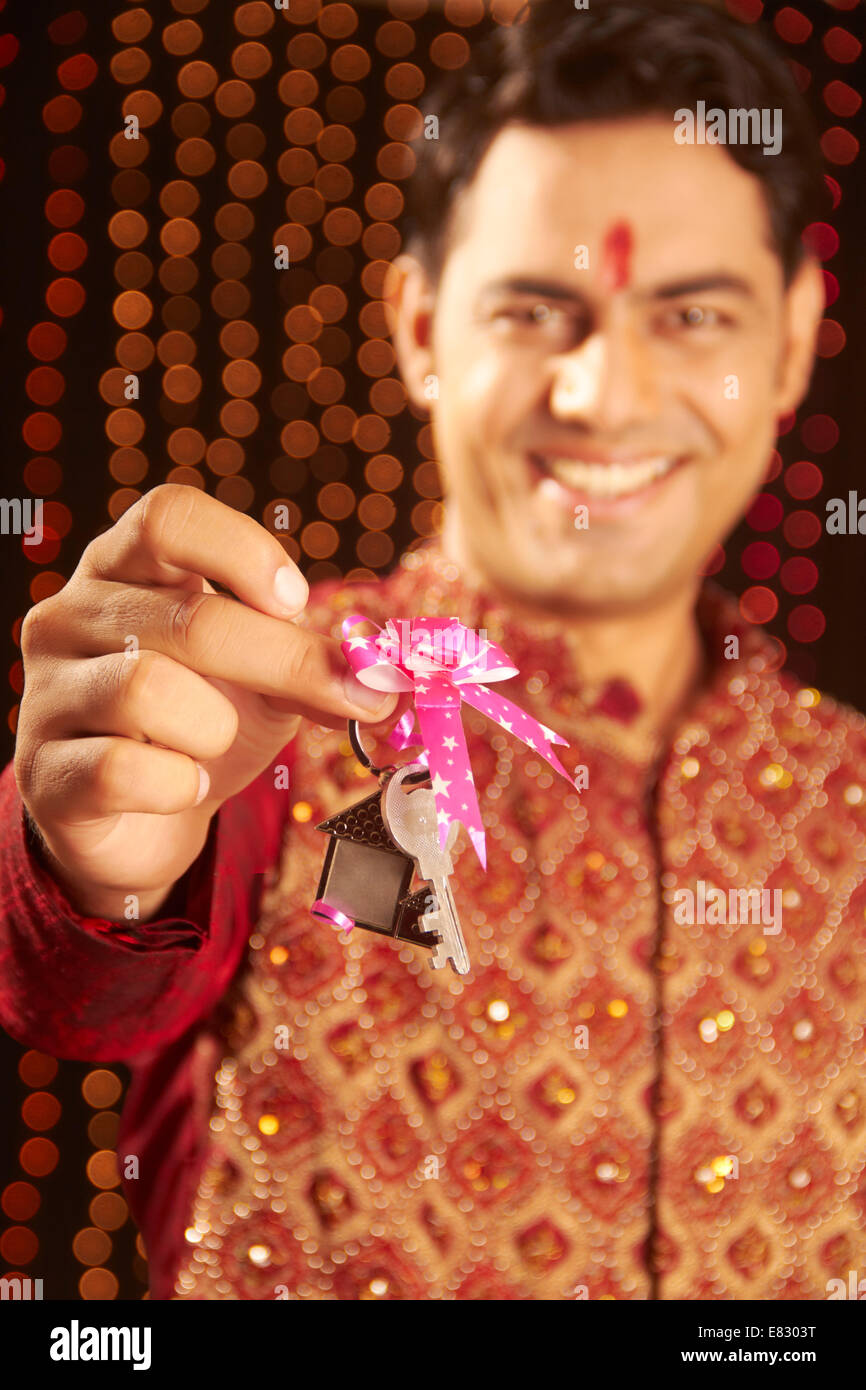indian diwali Festival key gift Stock Photo - Alamy
