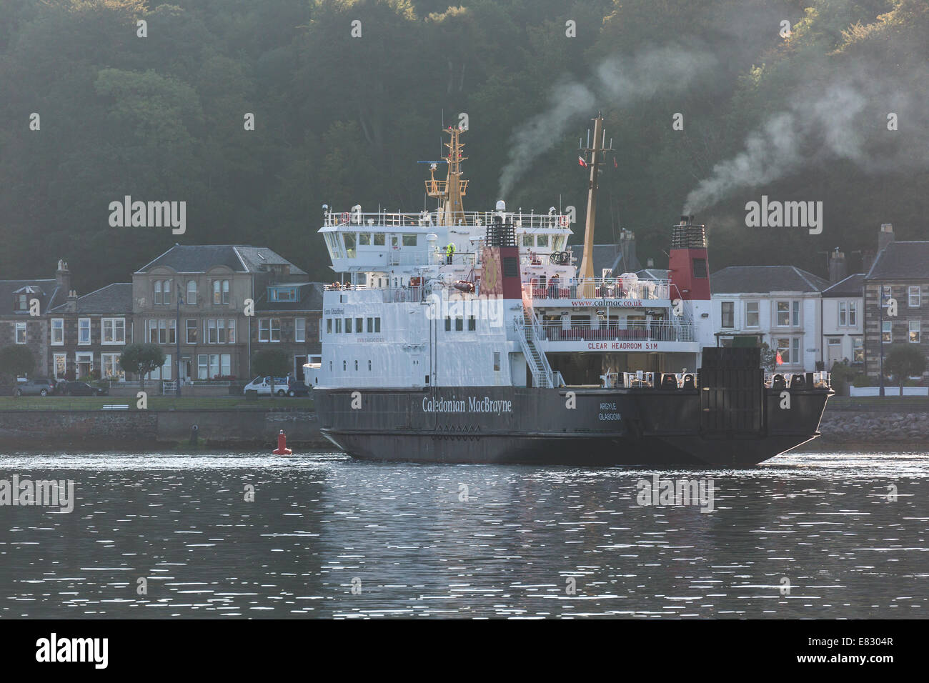 Caledonian MacBrayne ferry BUTE, sailing from Rothesay, River Clyde en ...