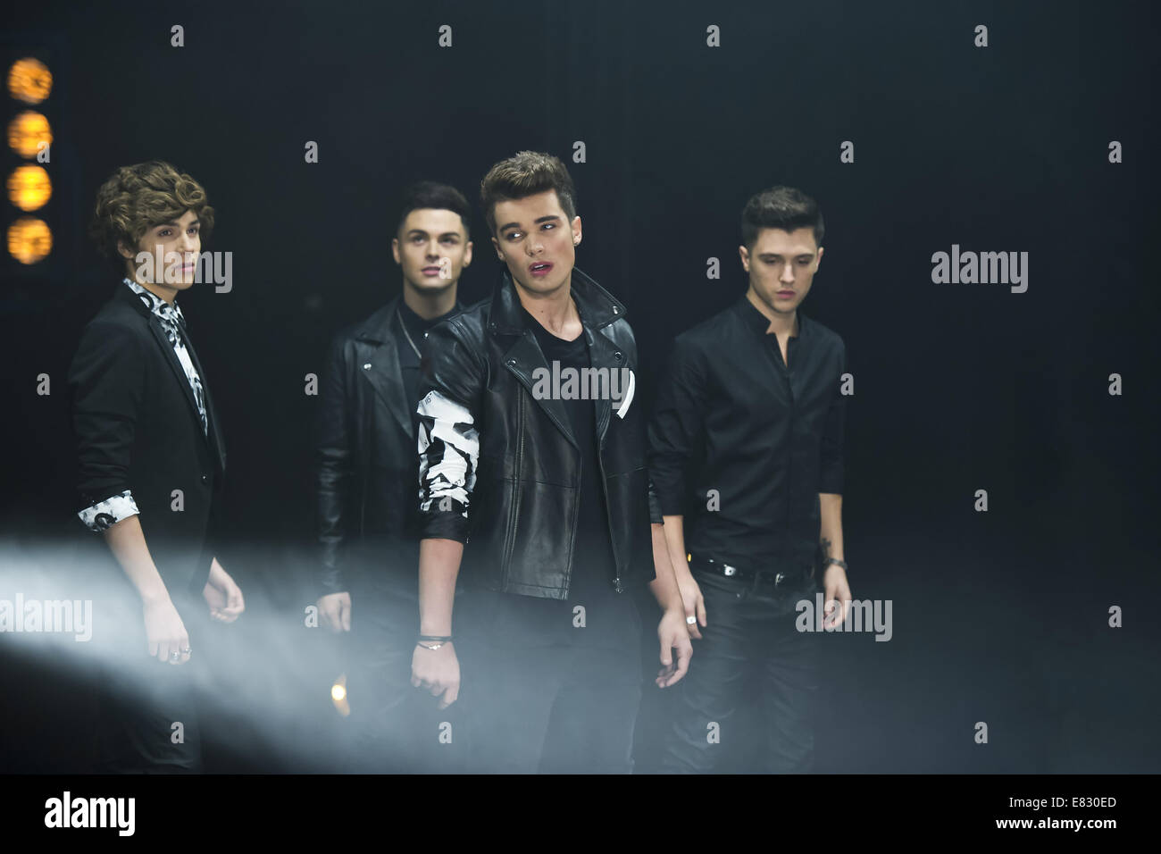Union J pictured at various locations in London Featuring: George ...