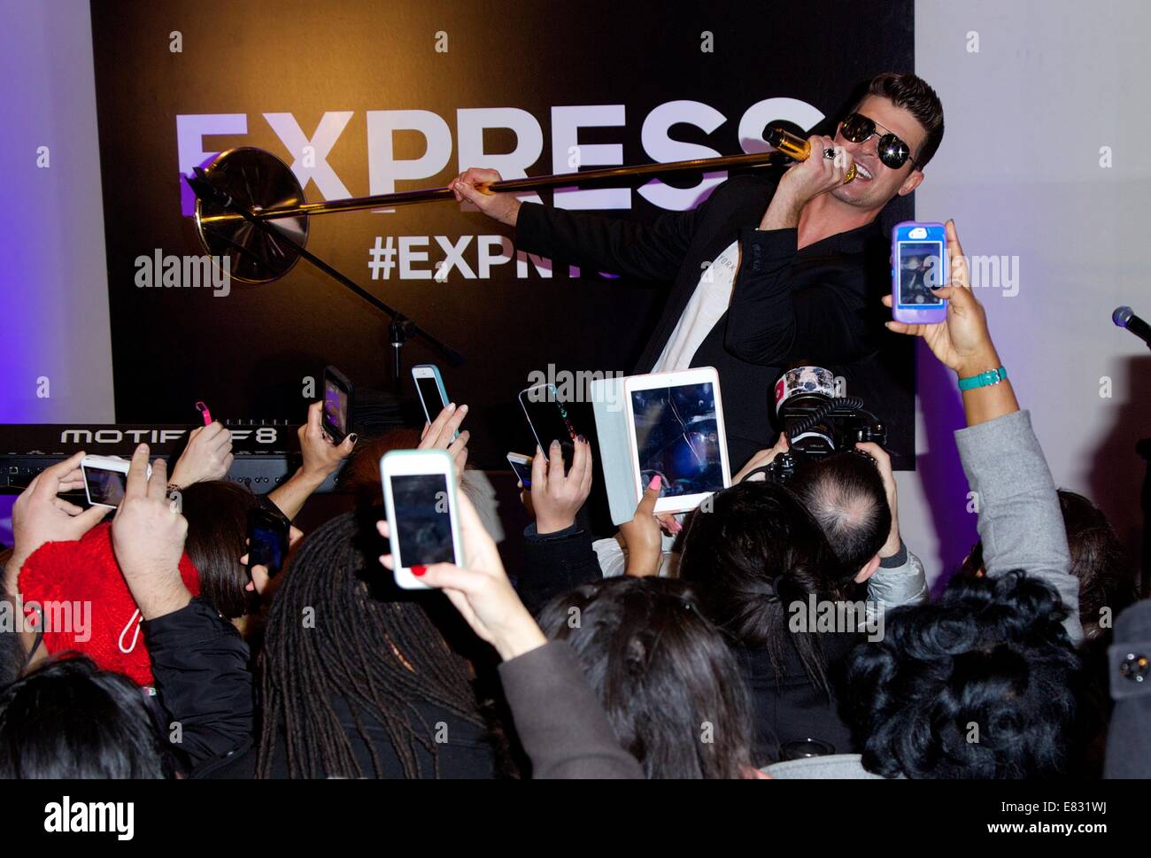 Express Times Square Grand Opening event for the retailer's largest ...