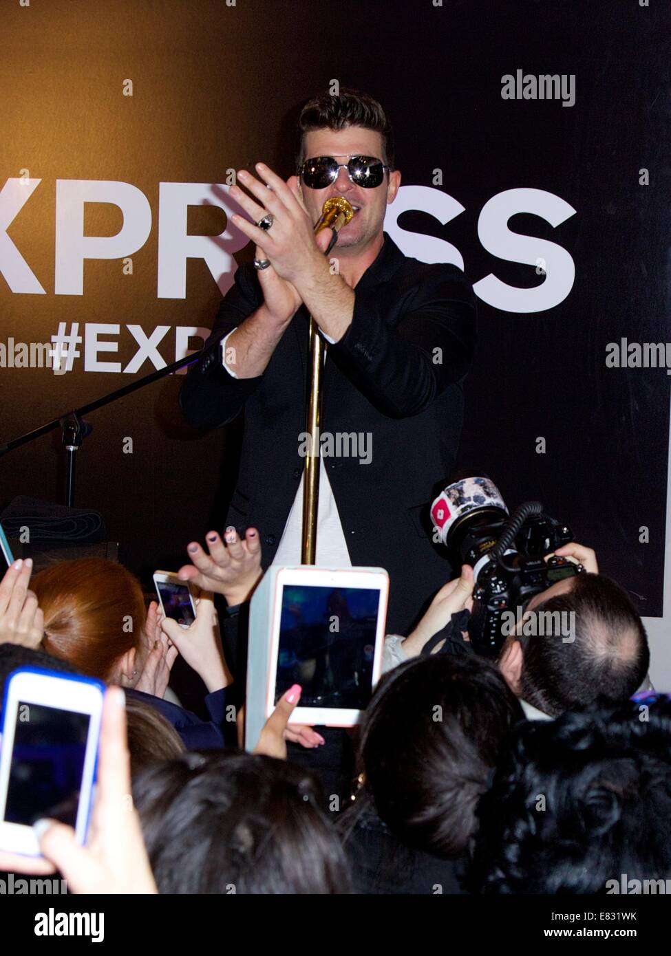 Express Times Square Grand Opening event for the retailer's largest ...