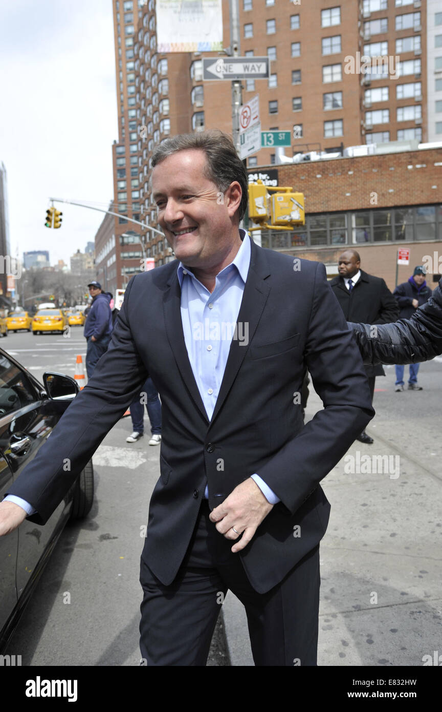 Celebrity Apprentice season 14 cast at Pie Face Set 2 Featuring: Piers ...