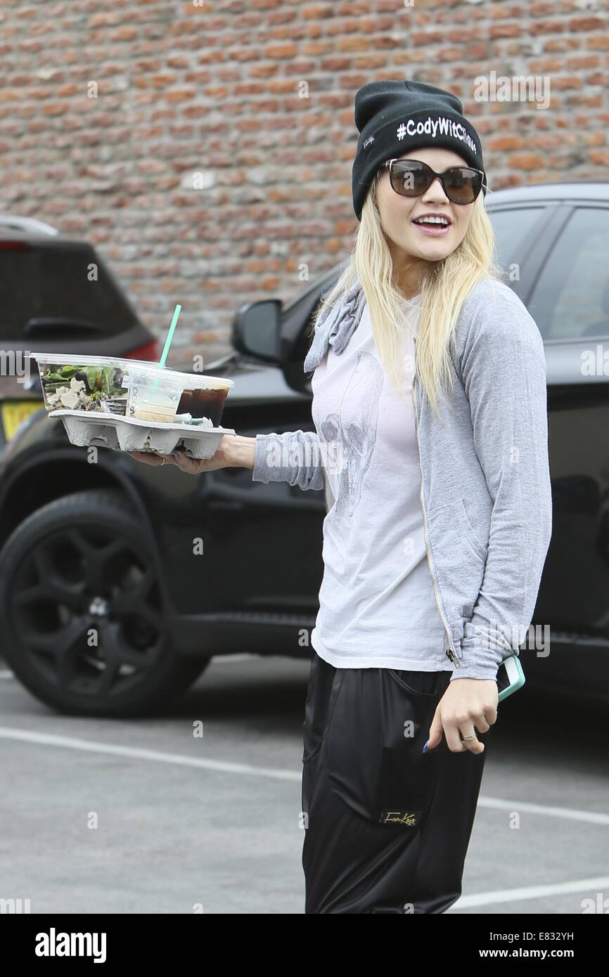 Witney Carson seen at dance rehearsals for television show Dancing with ...