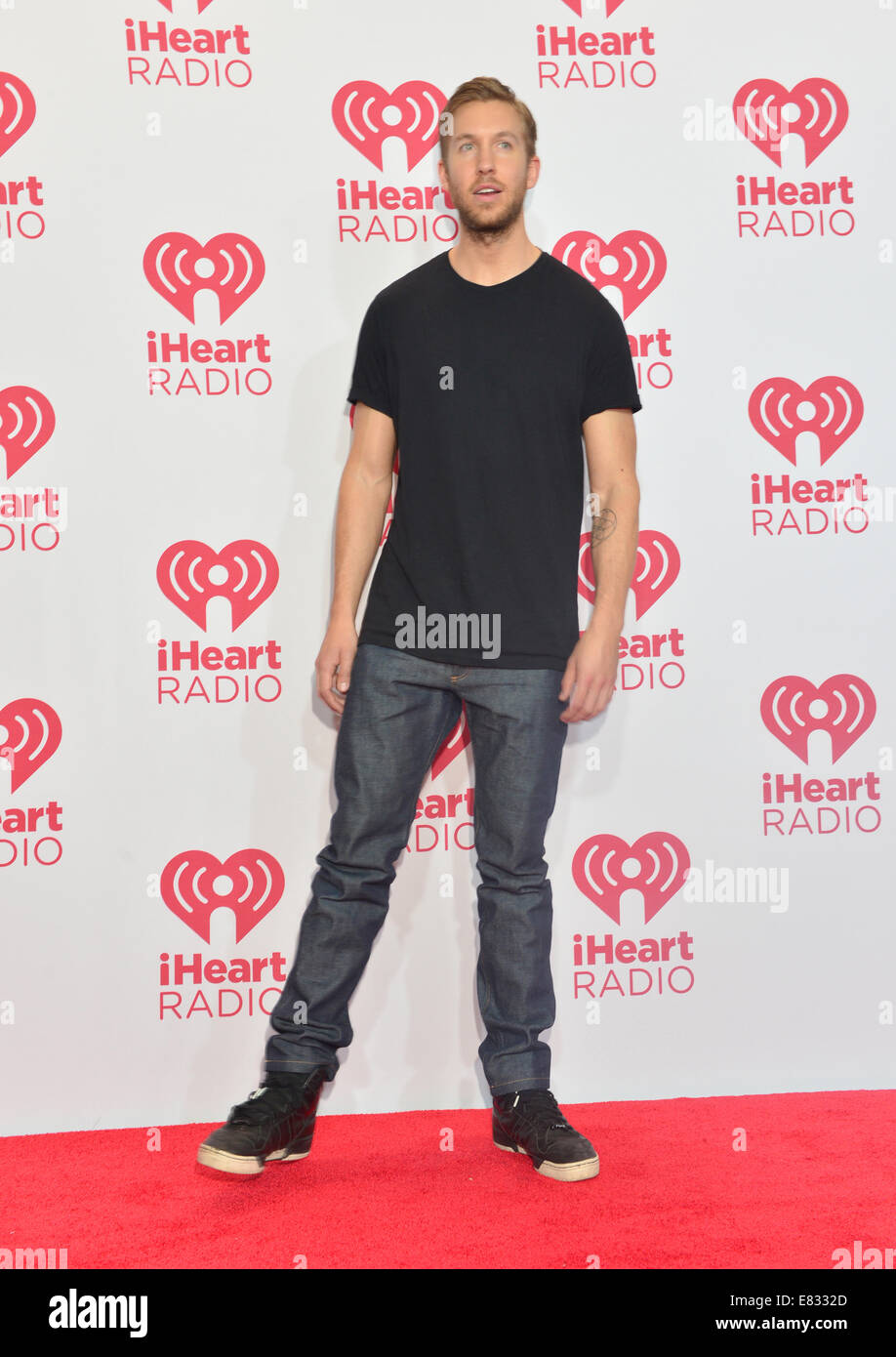 DJ Calvin Harris attends the 2014 iHeartRadio Music Festival in Las ...