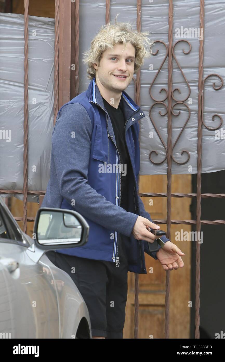 Charlie White seen at dance rehearsals for television show Dancing with ...