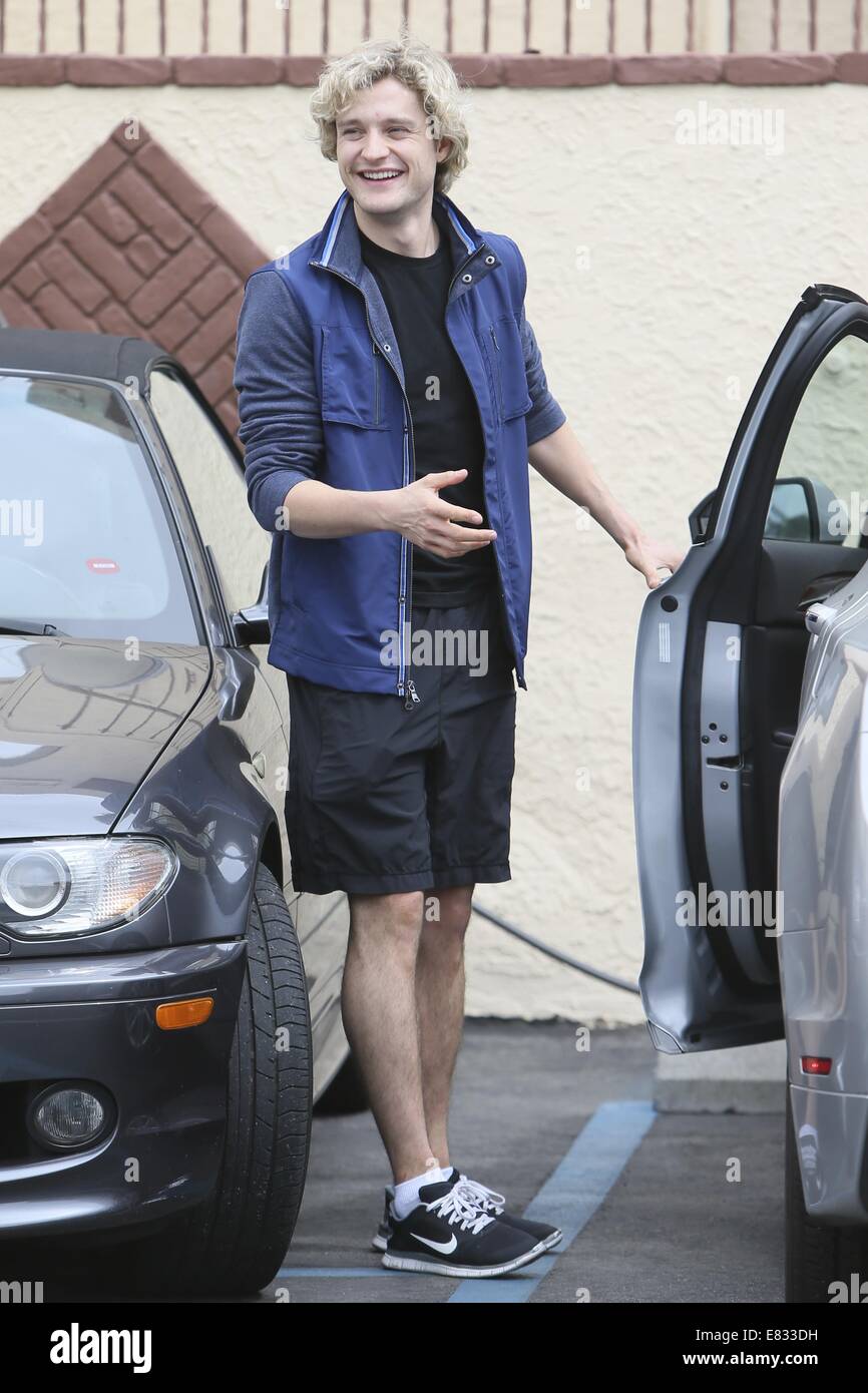 Charlie White seen at dance rehearsals for television show Dancing with ...