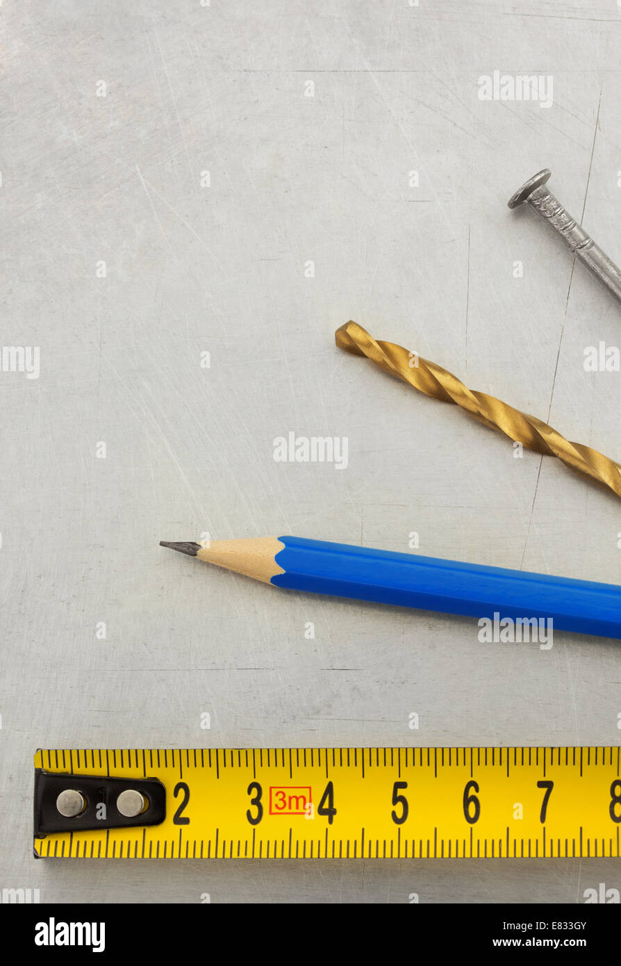 engineering concept at metal background texture Stock Photo - Alamy