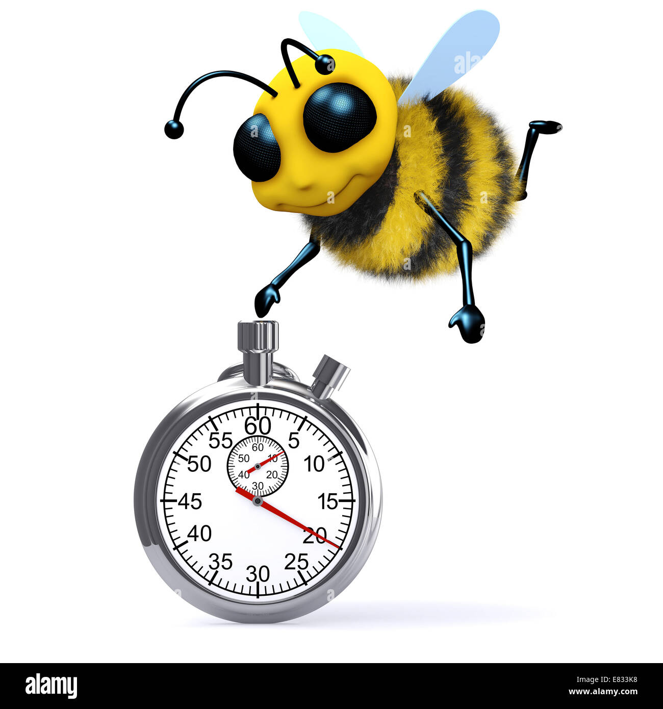 Cartoon stopwatch Cut Out Stock Images & Pictures - Alamy
