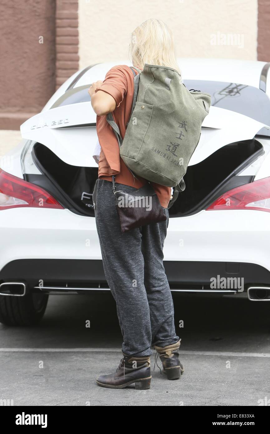 Emma Slater arriving at rehearsals for 'Dancing with the Stars ...