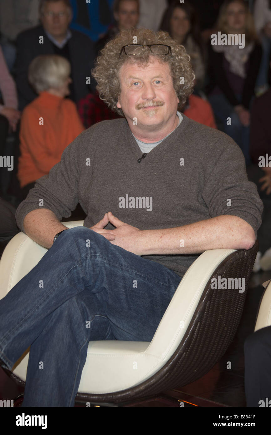 German ZDF TV talkshow Markus Lanz at Fernsehmacher-Studio Featuring ...