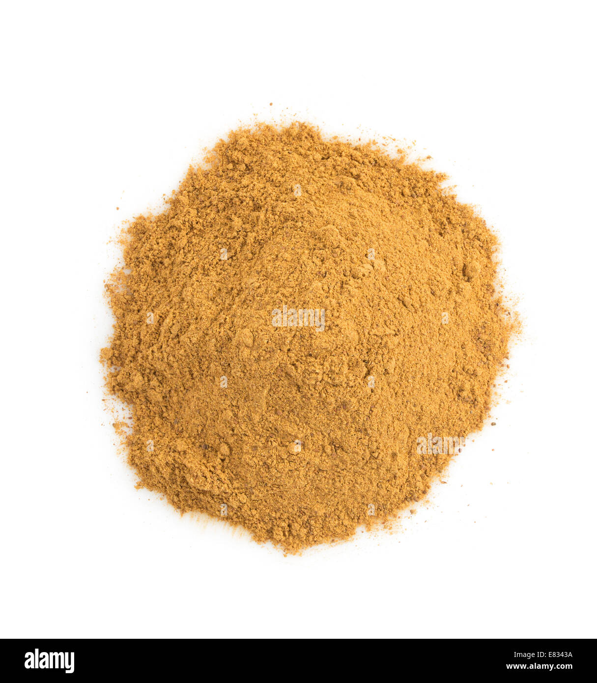 cinnamon powder isolated on white background Stock Photo - Alamy