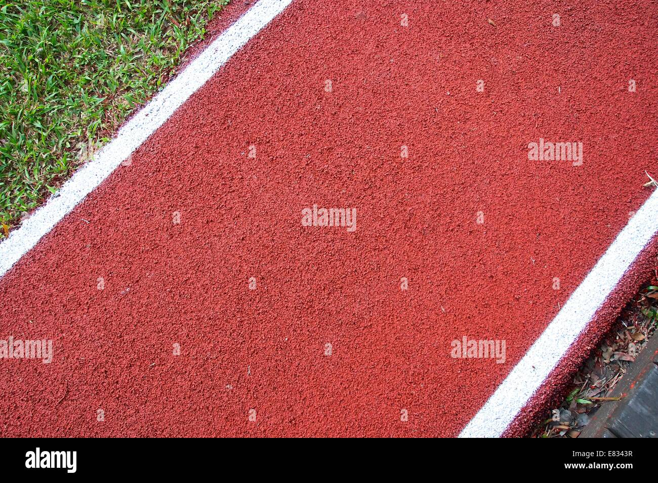 The close view of stadium track Stock Photo - Alamy