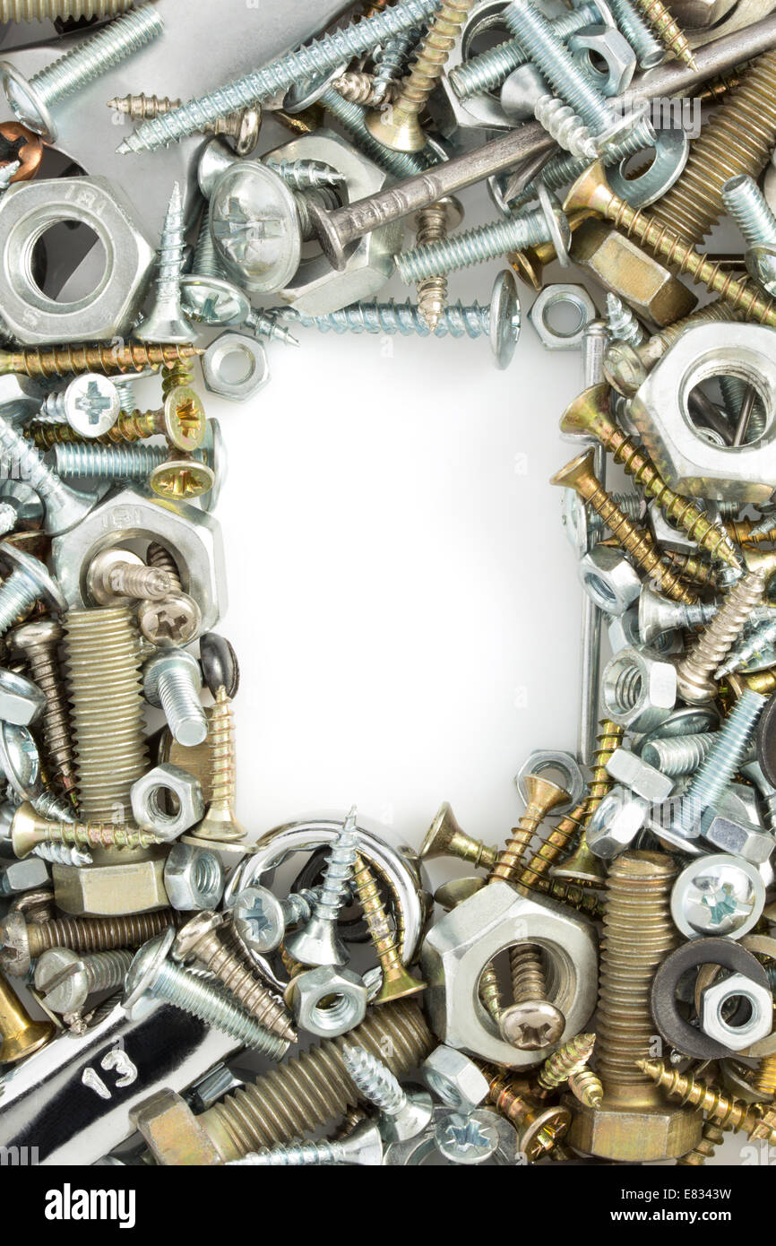 hardware tools isolated on white background Stock Photo - Alamy