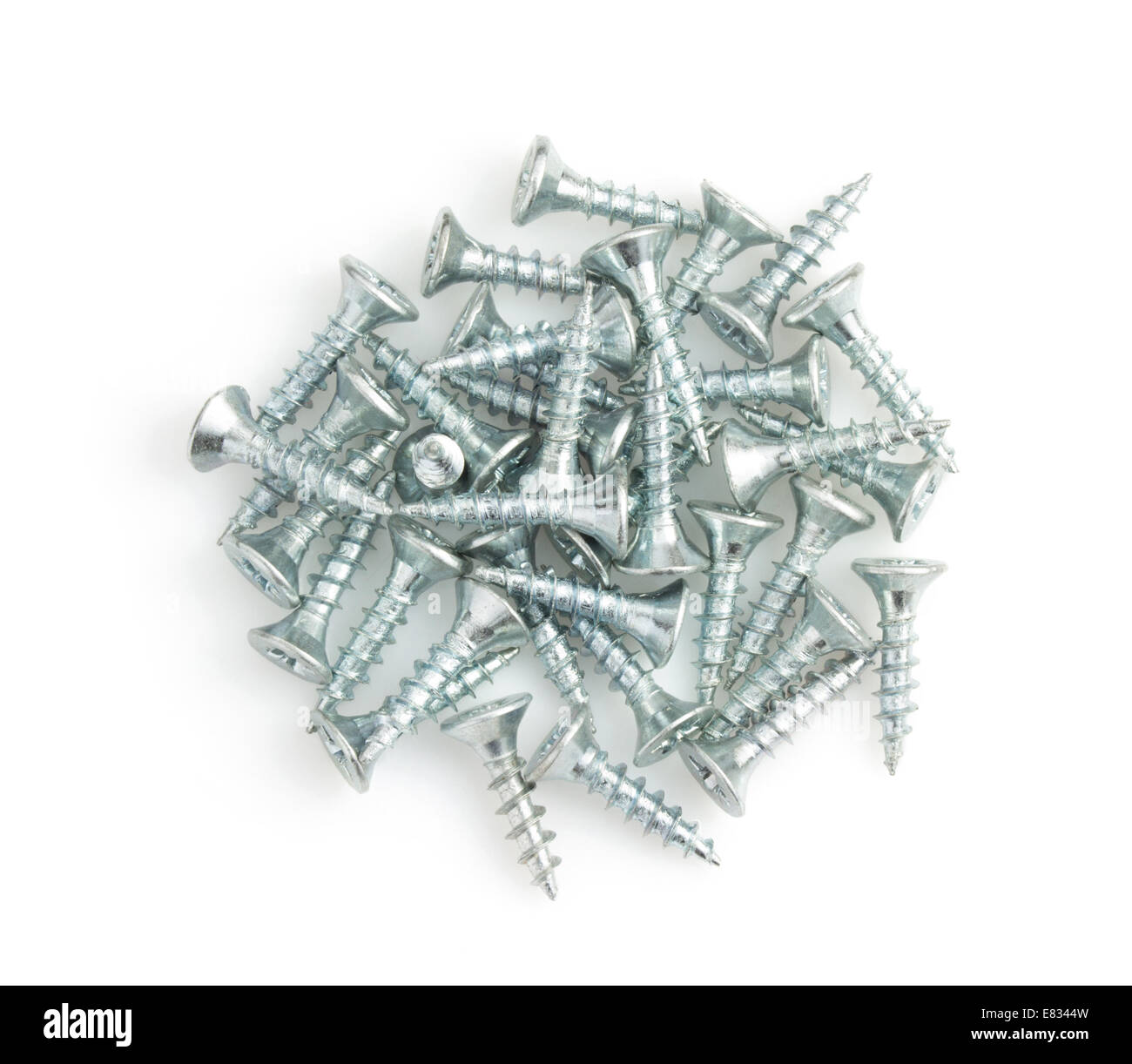metal screws tool isolated on white background Stock Photo - Alamy