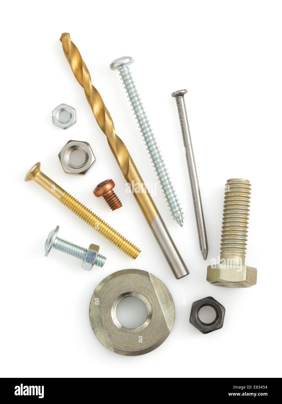 hardware tools isolated on white background Stock Photo - Alamy