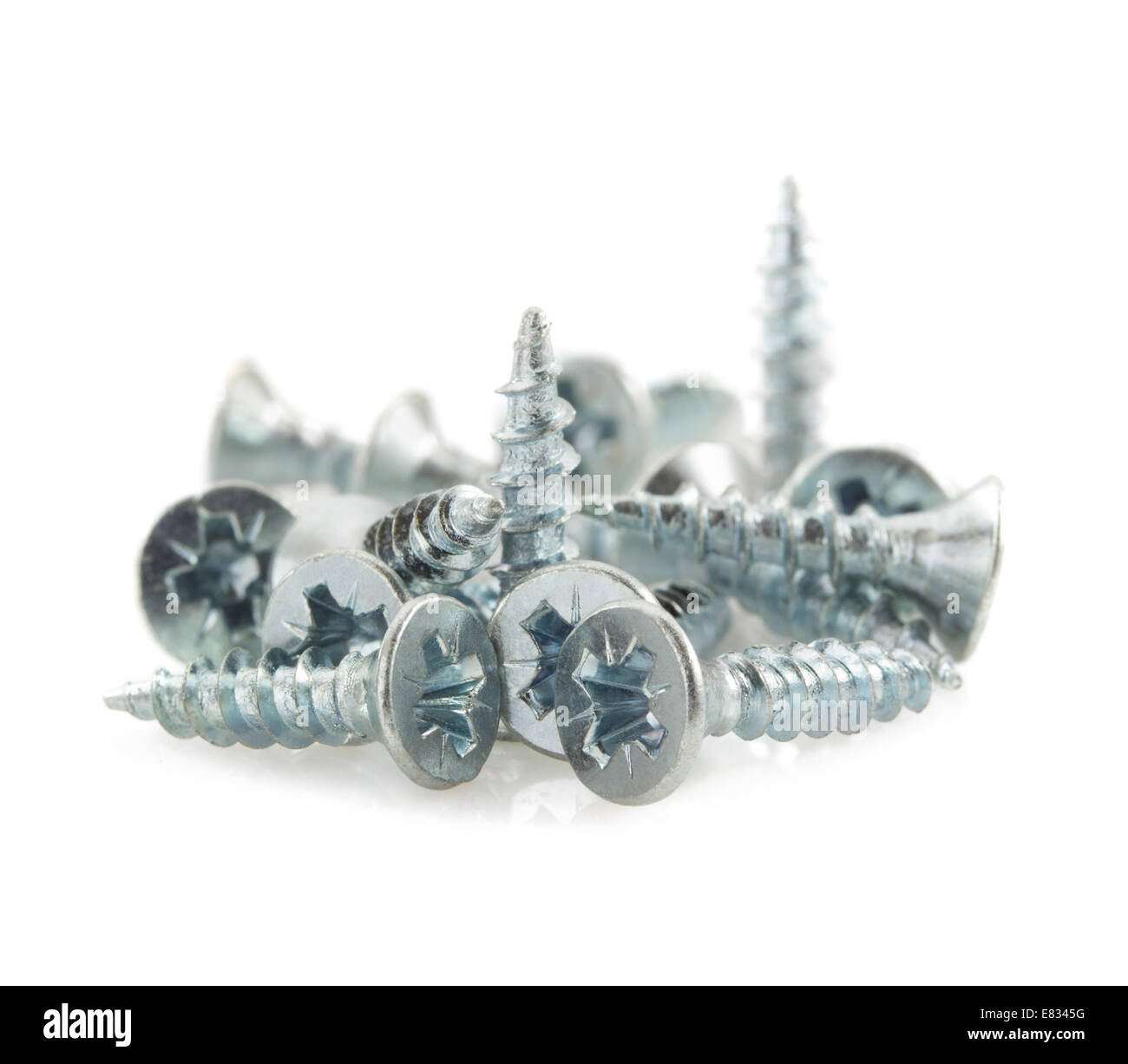 metal screws tool isolated on white background Stock Photo - Alamy