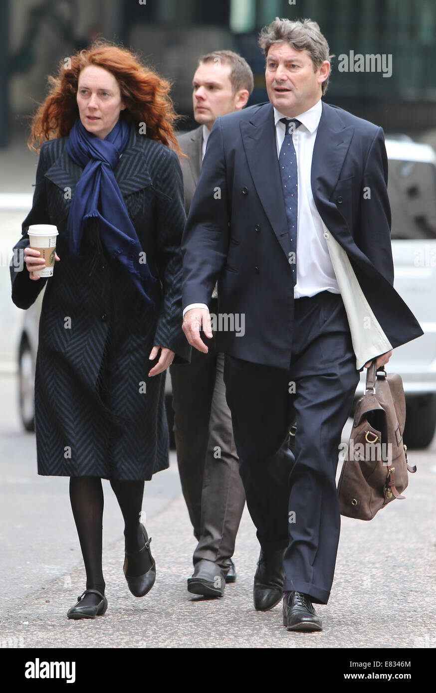 Rebekah Brooks and Charlie Brooks arriving at the Old Bailey Featuring ...