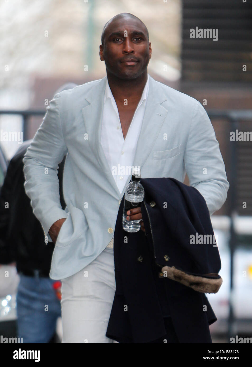Sol Campbell outside the ITV studios Featuring: Sol Campbell Where ...