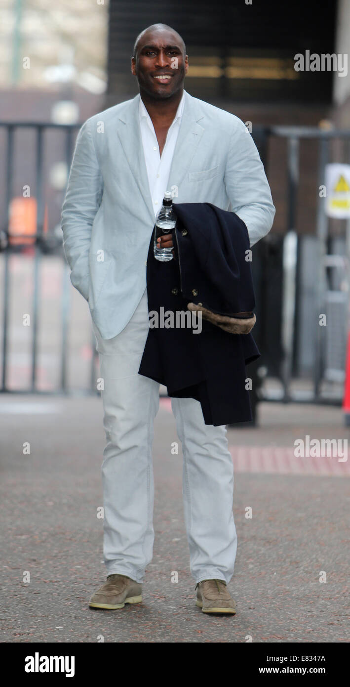 Sol Campbell outside the ITV studios Featuring: Sol Campbell Where ...
