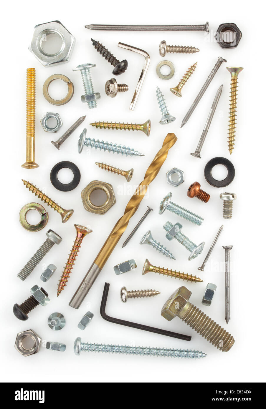 hardware tools isolated on white background Stock Photo - Alamy