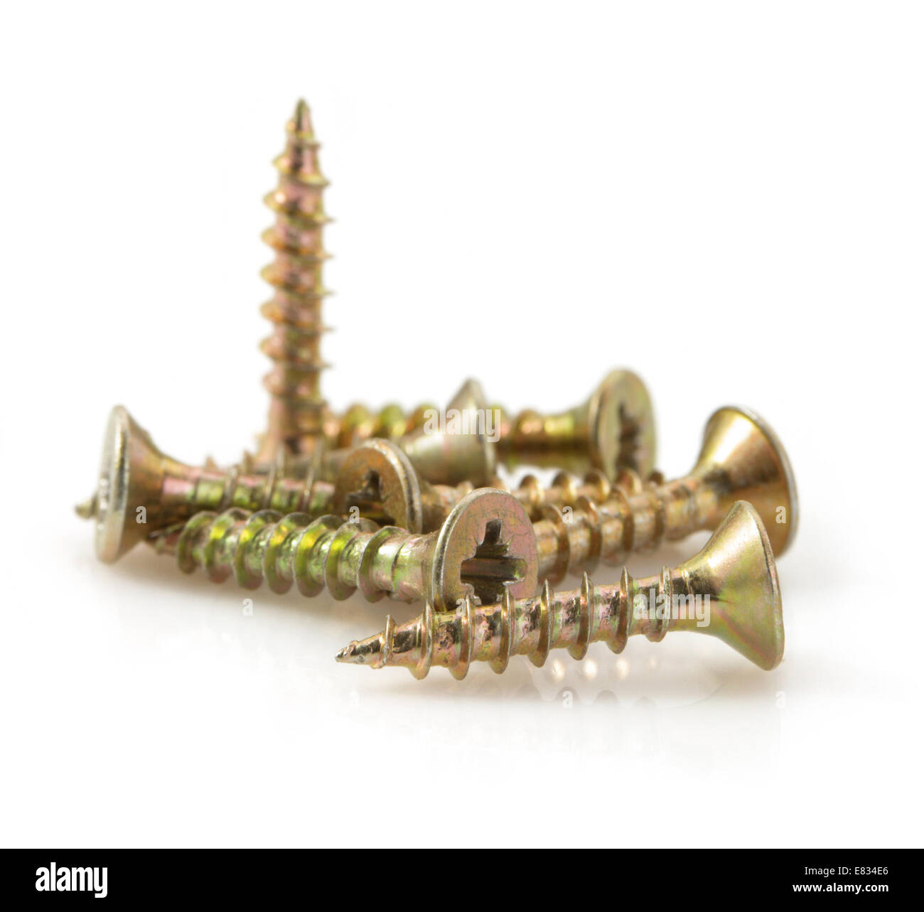 metal screws tool isolated on white background Stock Photo - Alamy